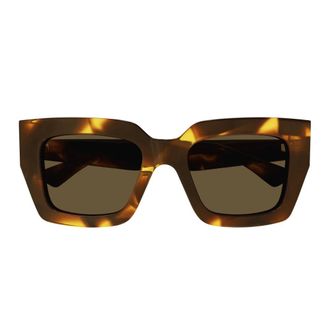 Bottega Veneta unisex, Accessoires, Brun, Taille: 52 MM Bv1212S Lunettes de soleil