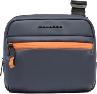 Piquadro Homme, Sacs, Bleu, Taille: ONE Size Corner iPad Mini Crossbody