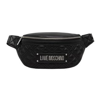 Love Moschino Gesteppte G&uuml;rteltasche - - Bags - Damen - Schwarzk - ONE SIZE