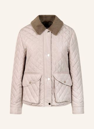 White Label Jacke Steppjacke Mit Cordkragen beige