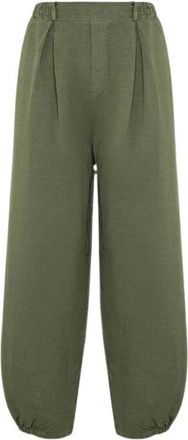 Manila Grace Femme, Pantalons, Vert, Taille: 44 FR Pantalon Coupe OEuf