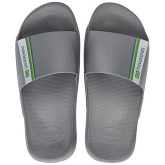 Havaianas Slide Brasil, Sandale glissante Mixte, Steel Grey, 33/34 EU