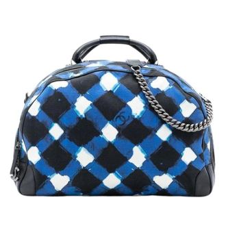 Chanel Sac de voyage Pre-owned - Femme - Pre-owned - Bleu - Taille: ONE Size