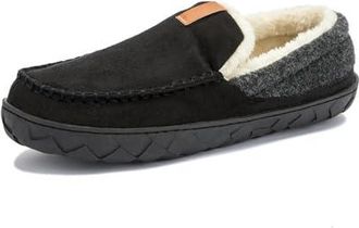 Generic NYSBH Chaussons dhiver pour homme Pantoufles tendance chaudes bottines en coton Pantoufles en feutre pour homme, Noir, 42 1/3 EU