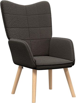 vidaXL Entspannungsstuhl Dunkelgrau 62 x 67 x 95,5 cm Stoff Vidaxl