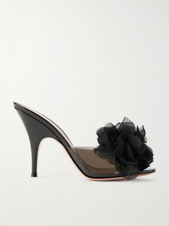 Gianvito Rossi Sandales En Pvc &Agrave; Ornements - Noir