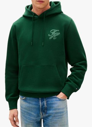 Tommy Hilfiger Sweatshirt &agrave; logo brod&eacute; en coton