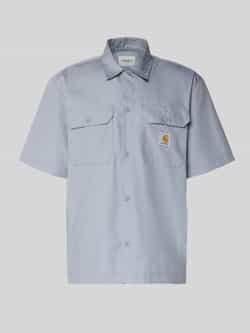 Carhartt Work in Progress Relaxed Fit Freizeithemd mit Kentkragen und Label-Detail
