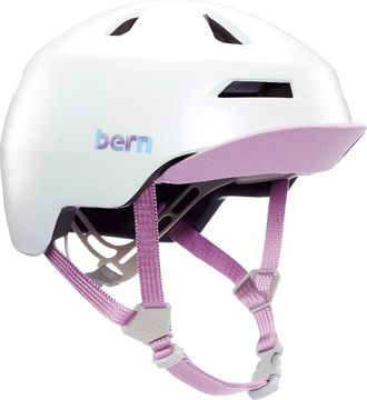 Bern Unisex Jugend Nino 2.0 Fahrradhelm, Satin Galaxy Pearl, M