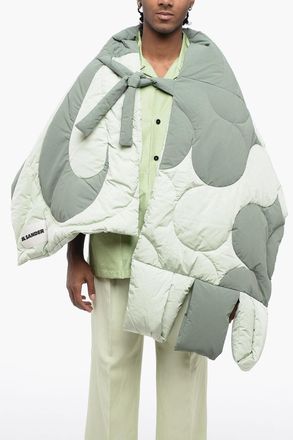 Jil Sander Gesteppte Stola SAGE mit Kapuze Jil Sander