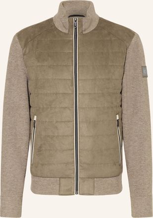 Milestone Blouson Msstanley Im Materialmix gruen