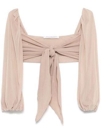 Philosophy di Lorenzo Serafini Top mit Herzausschnitt - Nude
