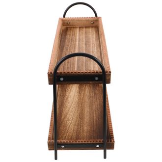 BESPORTBLE jojofuny Stufiges Holz Organizer Regal f&uuml;r Badezimmer K&uuml;che Robust Platzsparend Vielseitiges Ablagefach f&uuml;r Kosmetik Gew&uuml;rze Toilettenartikel Nat&uuml;rlic