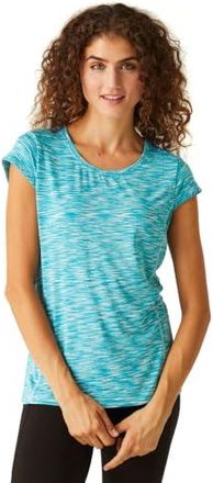 Regatta Femme Hyperdimension II pour T-Shirt, Bleu Tahoe, 36 EU