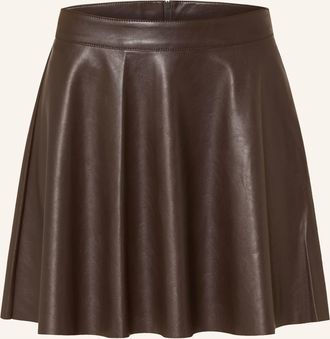 Only Rock In Lederoptik braun