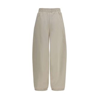 New Balance Cotton Fleece Joggers - Beige