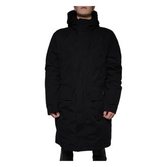 Dolce & Gabbana Parka-Mantel mit Kapuze - - Coats - Herren - Schwarzk - L