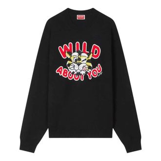 Kenzo Wild Tiger Pullover - - Knitwear - Herren - Schwarzk - L