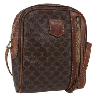 Celine Sac &agrave; bandouli&egrave;re vintage Pre-owned - Femme - Pre-owned - Brun - Taille: ONE Size