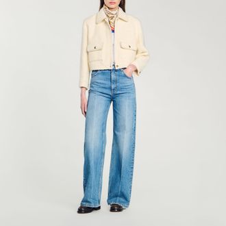 Sandro Kurze Tweedjacke