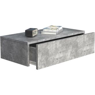 ebuy24 Holz Wand H&auml;nge Nachttisch Usal m 60 cm