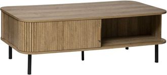Atmosphera Atmosphera - Table basse avec 2 portes Colva en bois naturel - Design moderne et élégant par Créateur dIntérieur