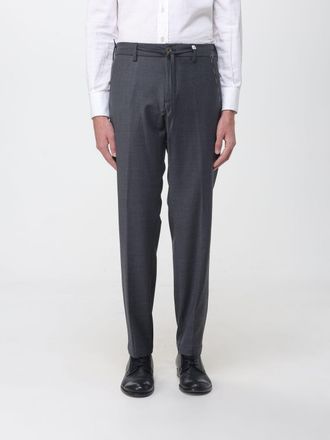 Myths Pantalon Apollo slim fit en coton m&eacute;lang&eacute; avec cordon de serrage