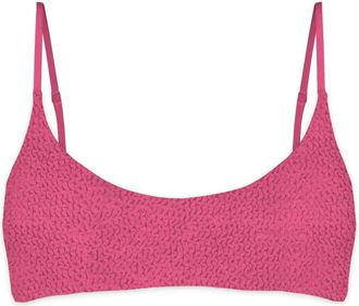 MC2 Saint Barth Geripptes Bralette Bikini Top - - Swimwear - Damen - Rosa - S