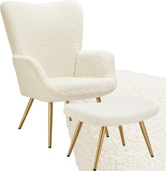 TecTake Tectake - Fauteuil rembourré Accoudoirs et dossier ergonomique