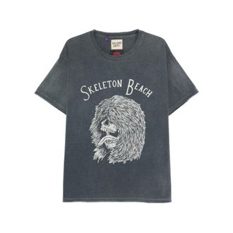 Gallery Dept. Homme, Tops, Gris, Taille: XL Graphic Round Neck Short Sleeve T-Shirt