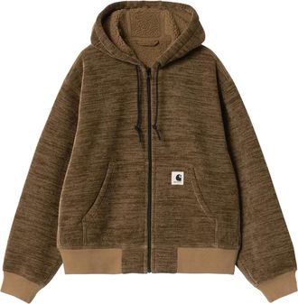 Carhartt Work in Progress W OG Active zip-up hoodie - Braun