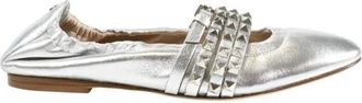 John Richmond Femme, Chaussures, Gris, Taille: 39 1/2 EU Ballerina raffinata Rwp26440Cz