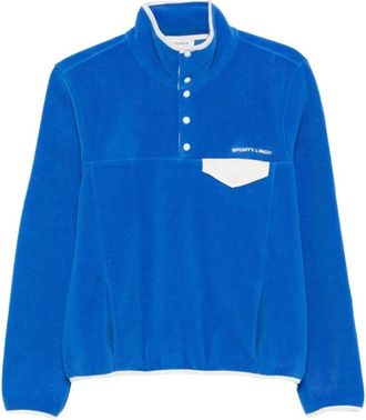 Sporty & Rich SweaT-shirt - Femme - Sport - Bleu - Taille: 38 FR