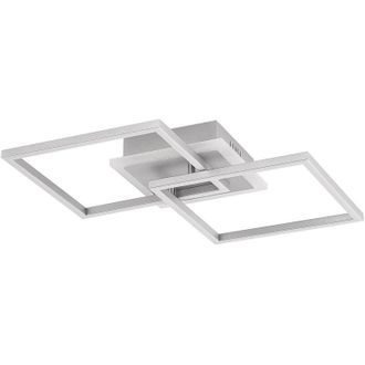 Lindby Led Deckenleuchte Fjardo aus Aluminium dimmbar mit Fernbedienung für Wohnzimmer & Esszimmer von Lindby