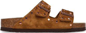 Birkenstock Pantoletten Birkenstock Arizona Rivet 1031731 Braun