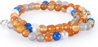 Trollbeads Collier en pierre précieuse, 45, Gemme, Perle