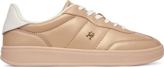Tommy Hilfiger Sneakers Tommy Hilfiger Th Heritage Shiny Sneaker FW0FW09179 Beige