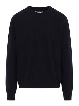 Maison Margiela Pull Col Rond - Gris