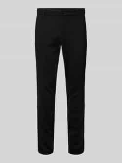 Tom Tailor Denim Slim Fit Chino aus Jersey mit fixierten, gekrempelten Beinabschlüssen
