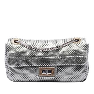 Chanel Pre-owned Schultertasche aus perforiertem Leder - - Pre-owned - Damen - Grau - ONE SIZE