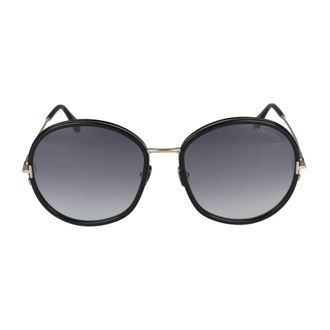 Tom Ford unisex, Accessoires, Noir, Taille: 58 MM Lunettes de soleil &eacute;l&eacute;gantes monture m&eacute;tallique