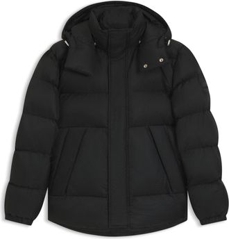 BOSS Herren H-Corbinian5 Wasserabweisende Jacke mit Jacquard-Monogrammen Schwarz001 48