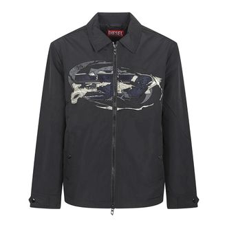 Diesel Giacca - - Jackets - Herren - Schwarzk - 2XL