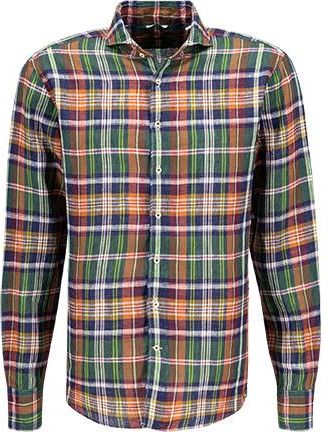 Stenströms Herren Hemd grün Leinen