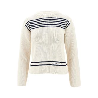 Balenciaga Boat-neck cotton sweater Woman M