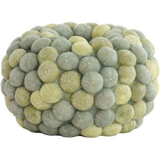 Light & Living Light&living - Vase Seeigel Grün und Dunkelgrün - Ø40x23,5 cm