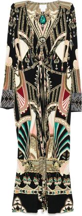 Camilla Maxikleid aus Jersey - Schwarz