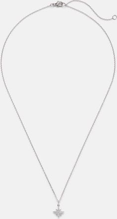 Stone and Strand Halskette Northern Star aus 14kt Weißgold mit Diamanten