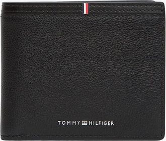 Tommy Hilfiger Portefeuille &agrave; logo en cuir de vache