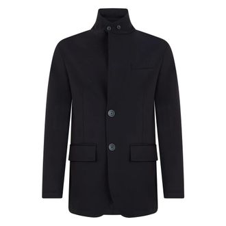 Herno Jacke mit hohem Kragen - - Jackets - Herren - Blau - S